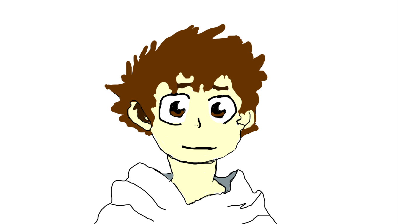 Trying to draw myself (aka tracing over a deku picture) | Fandom