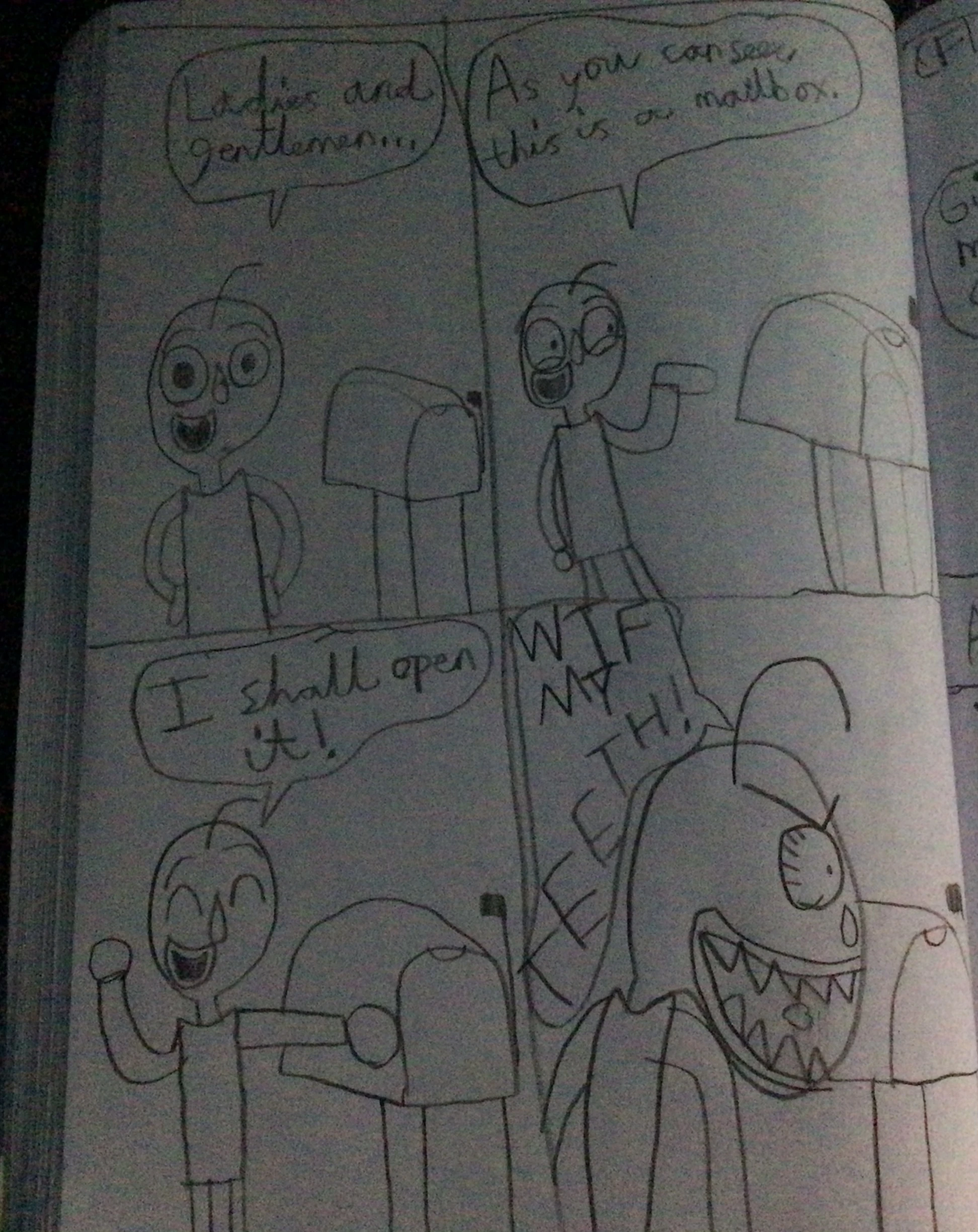 I redrew two Baldi comics because I was bored. | Fandom