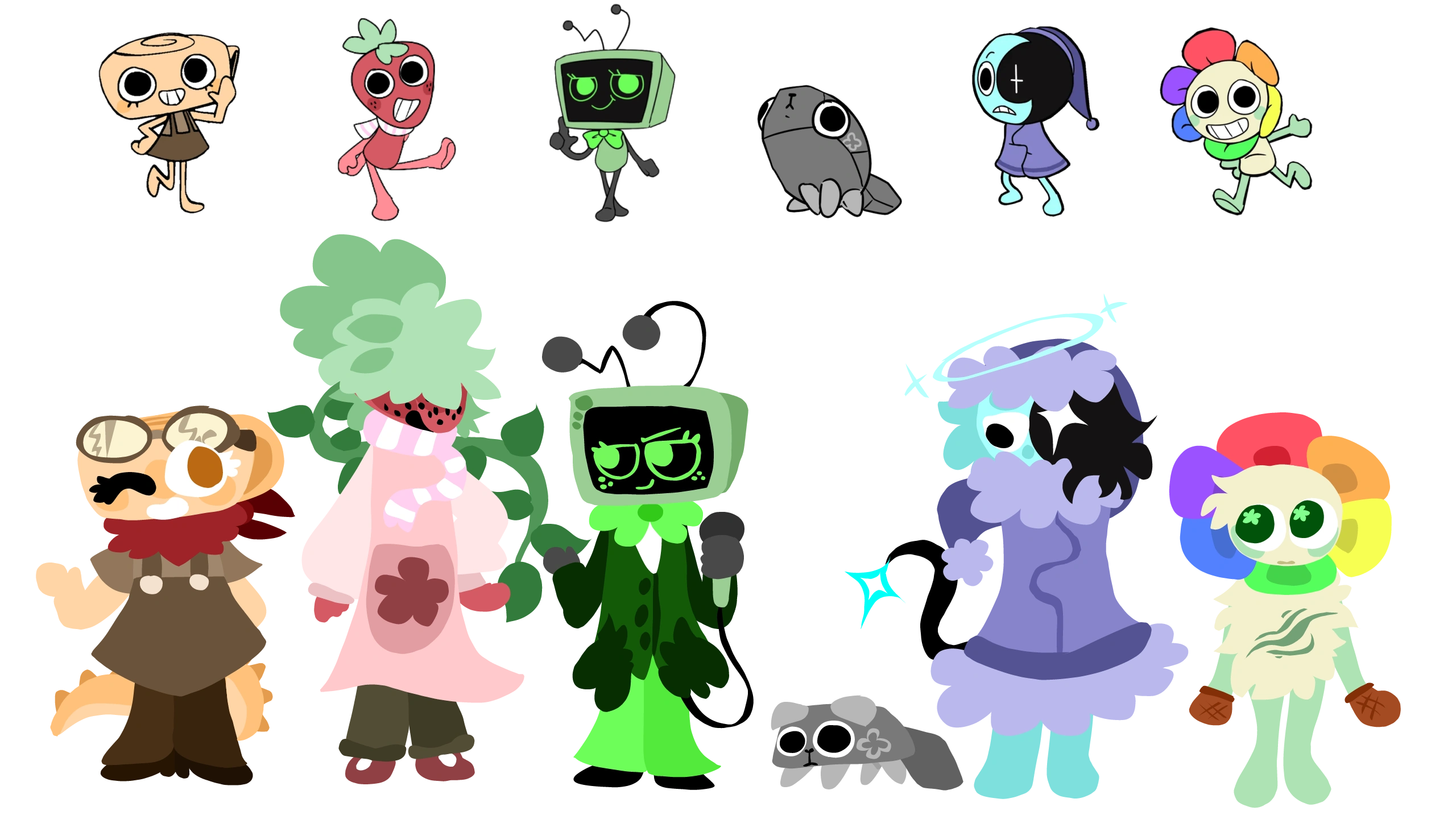 drawing all toons - mains + dandy! (1/8) | Fandom