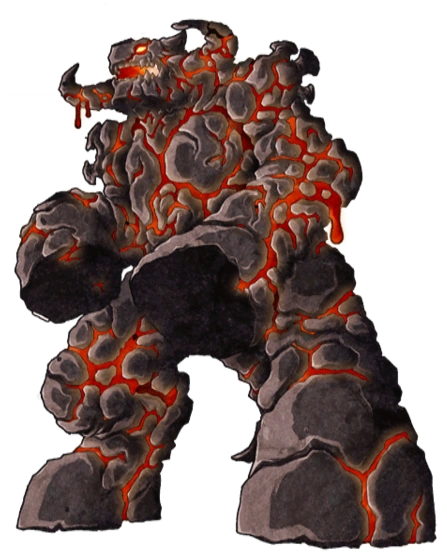 (Fan Made Creature) Fire Golem | Fandom