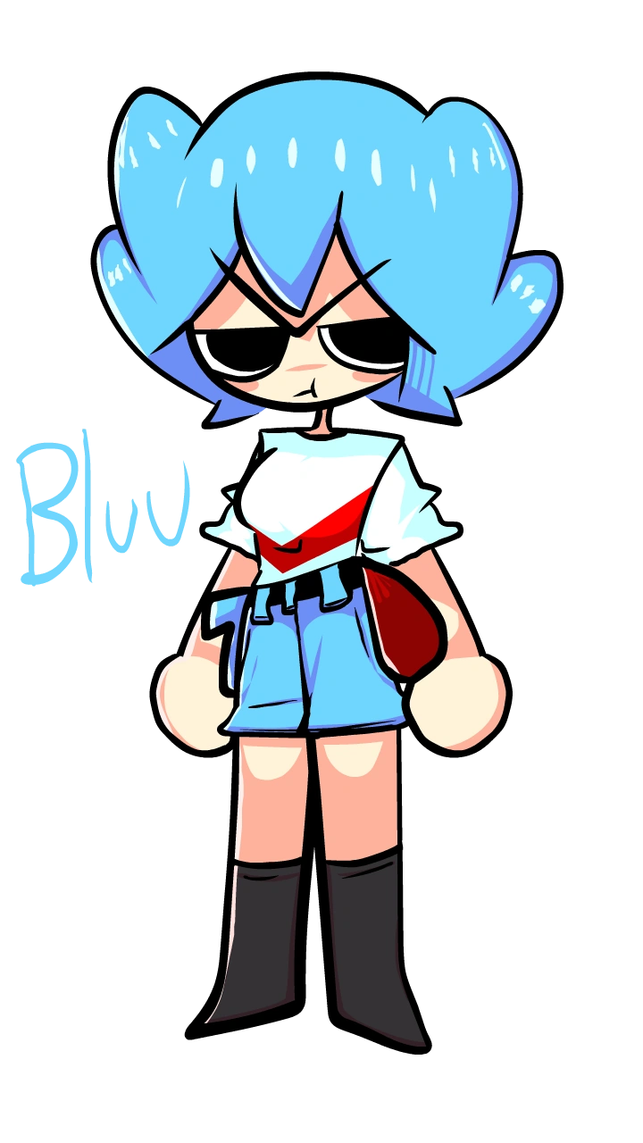 made a sky oc, bluu | Fandom