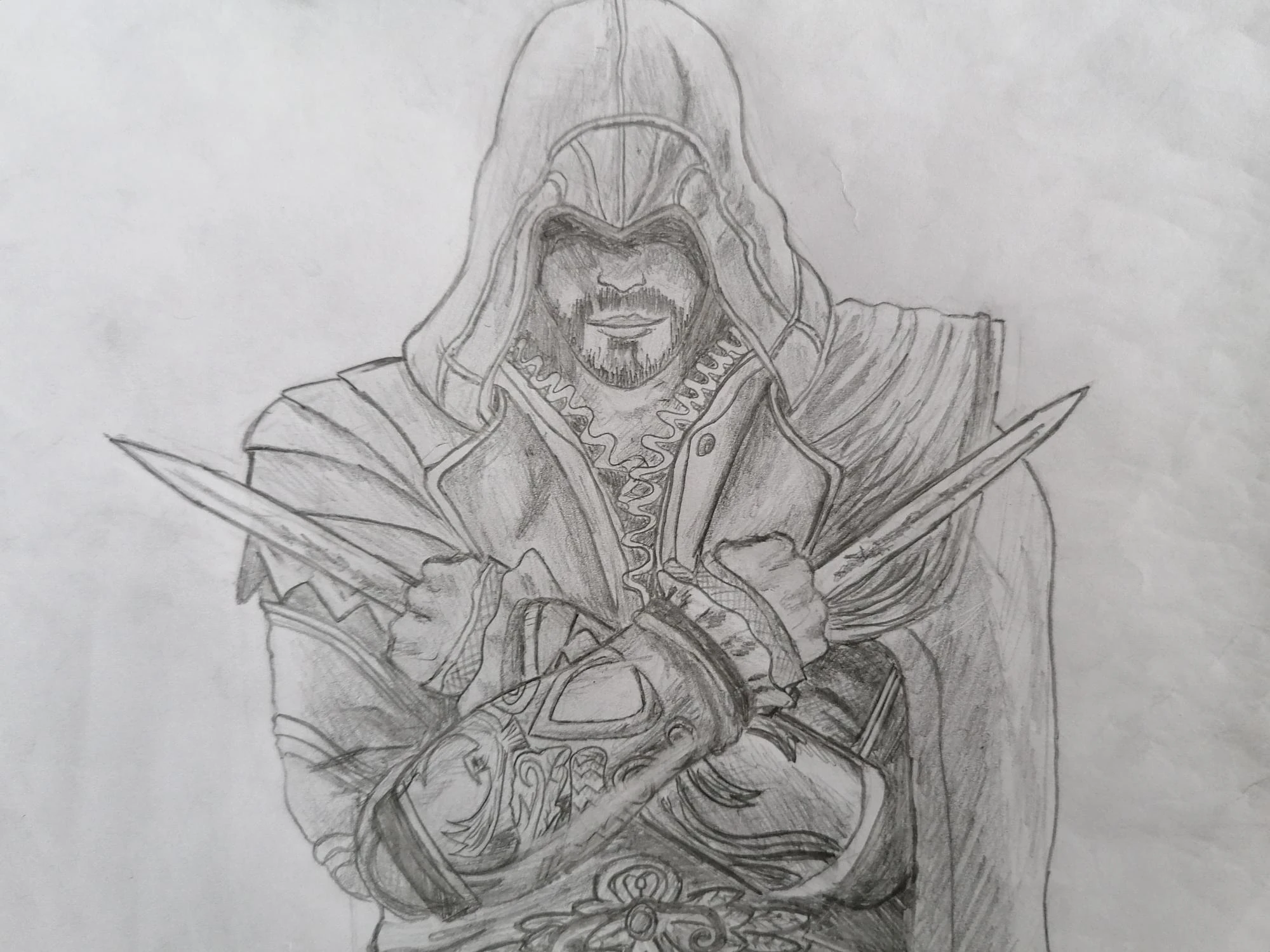 Drawing #3 Ezio from AC brotherhood | Fandom