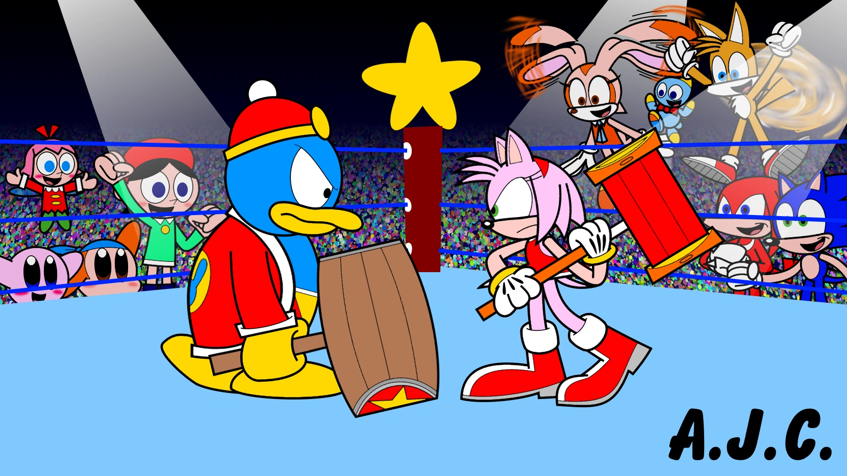 Melee of the mallets (King Dedede vs. Amy Rose) | Fandom