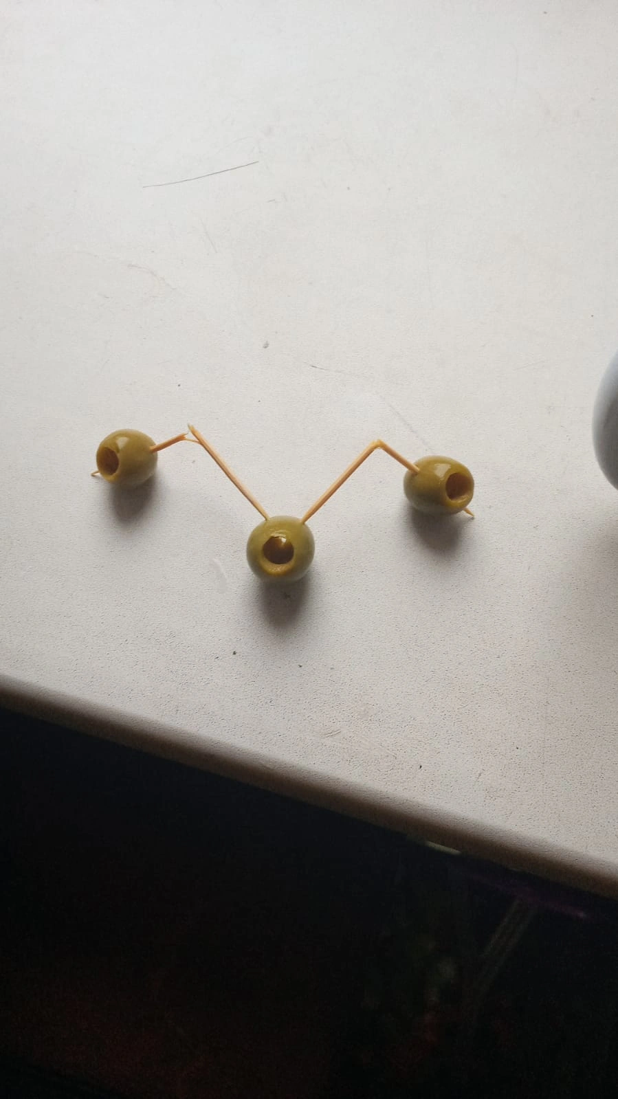 i was bored so i made this out of olives and toothpicks | Fandom