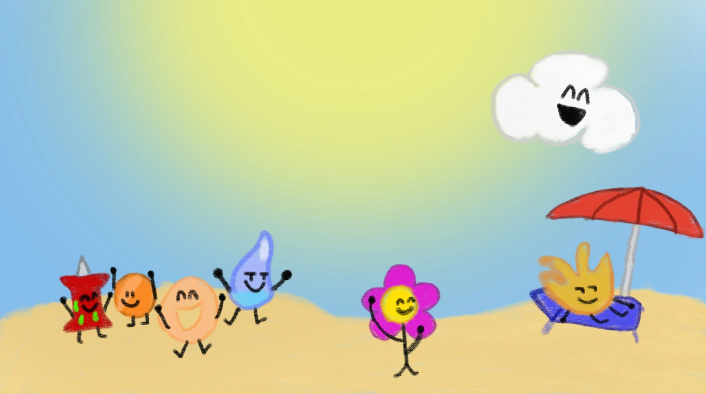 BFDI AT THE BEACH - update 2 | Fandom