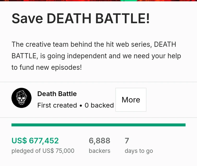 The Save Death Battle Kickstarter is Live NOW!!! | Fandom