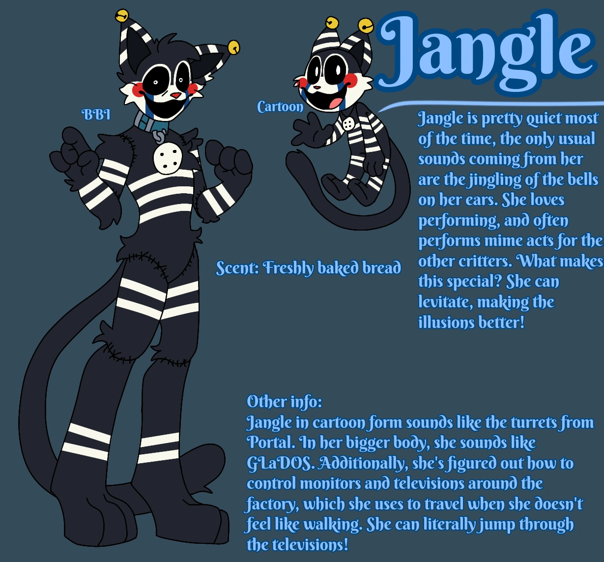 Jangle in all her glory. Here's a cookie to whoever guesses her inspo ...