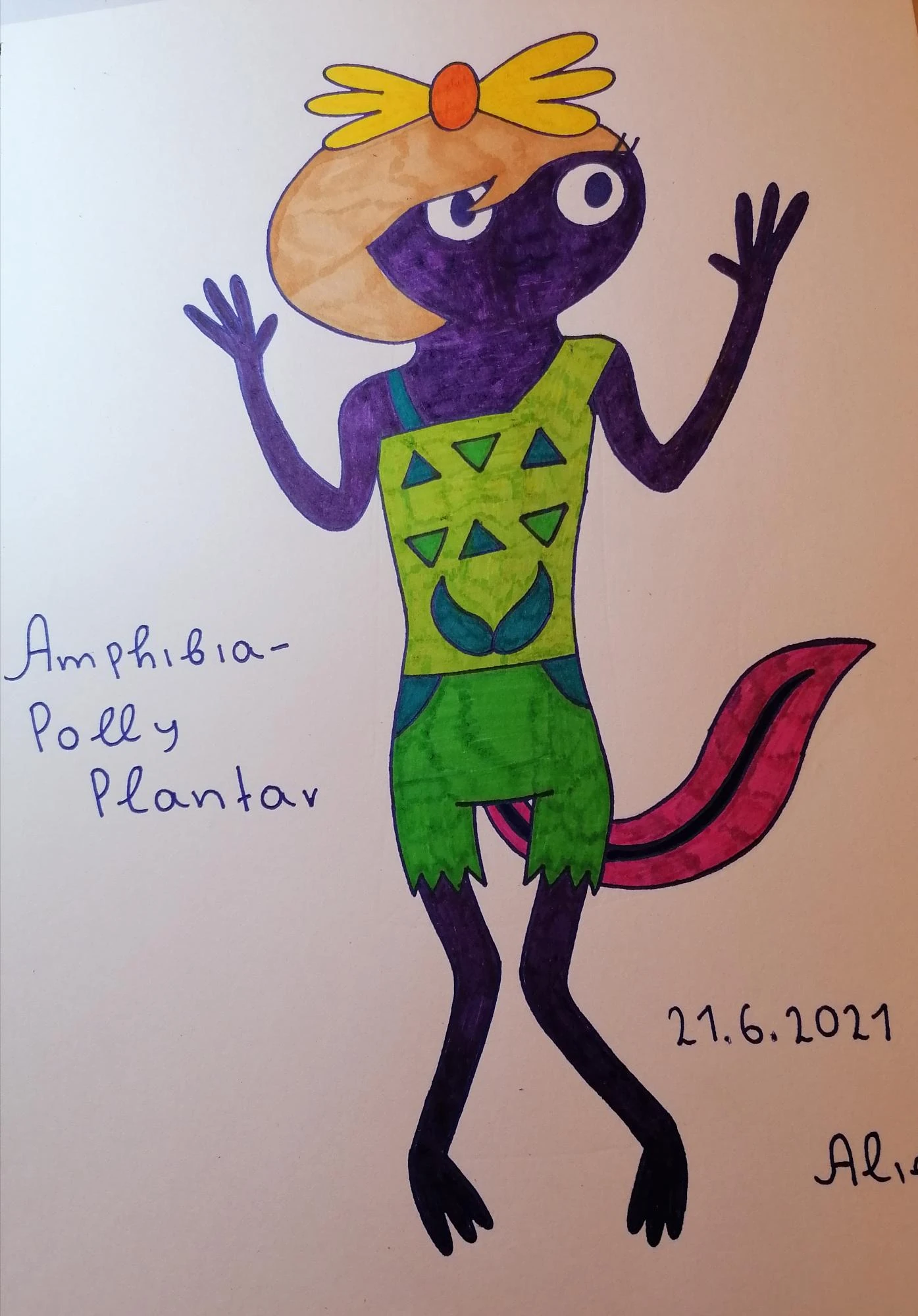 Polly Plantar As A Human | Fandom