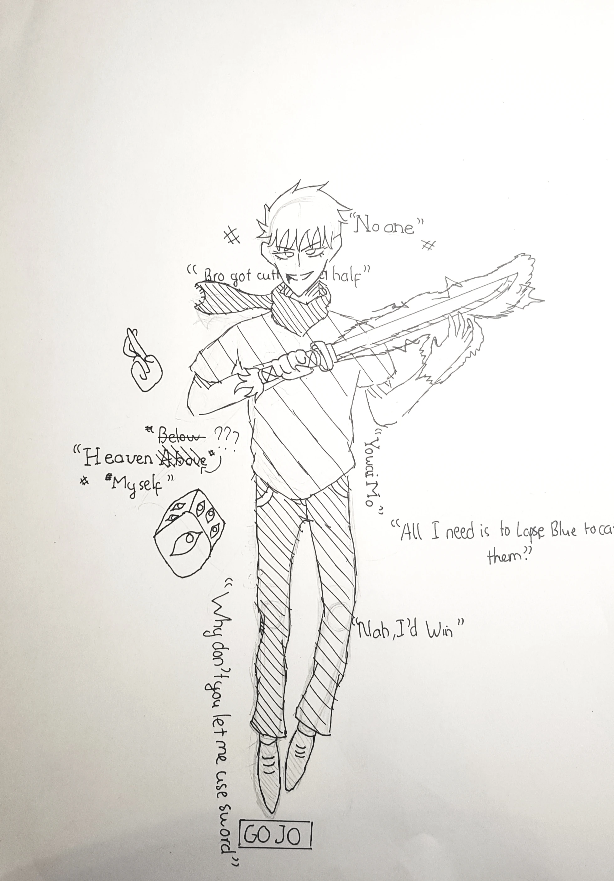 gojo + sword | Fandom