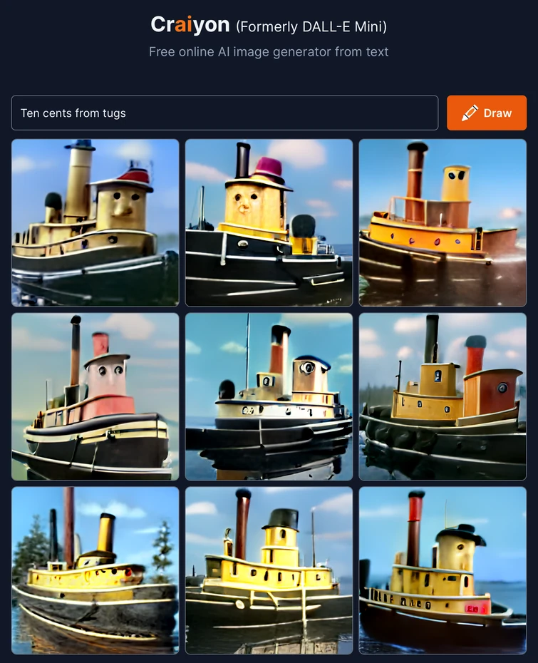tugs gone wrong (gave me Theodore tugboat instead real not fake!1!1 ...