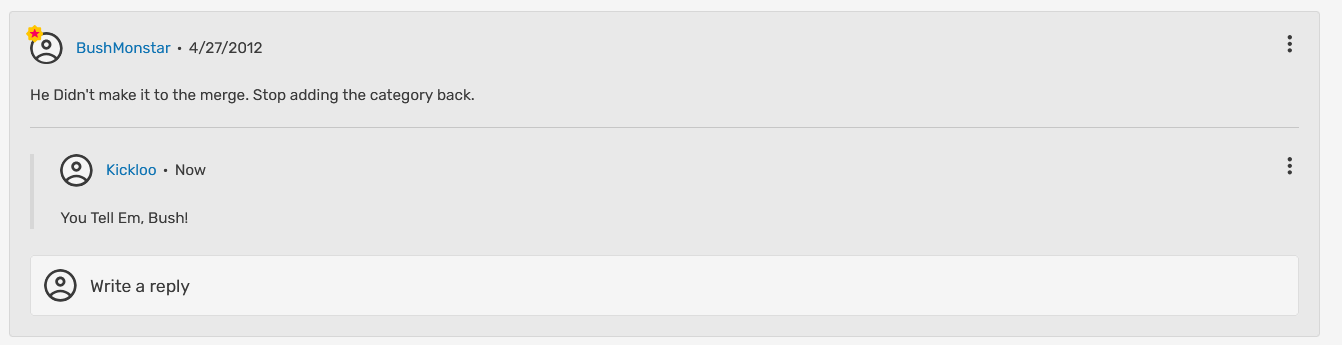 You Tell 'Em, Bush! | Fandom