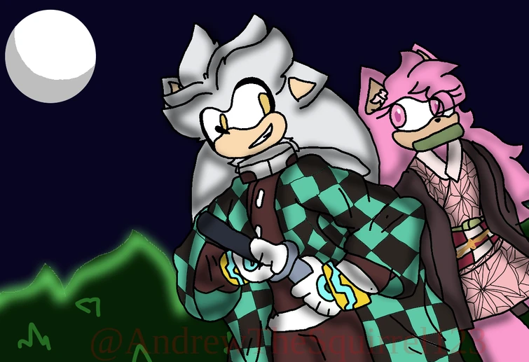 Sonic x Demon Slayer art i did | Fandom