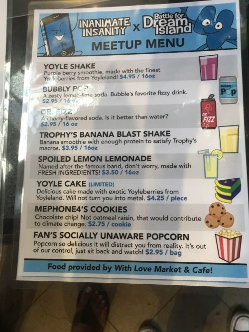 Is it bad that I kinda want the menus from the pre-2023 meetups to ...