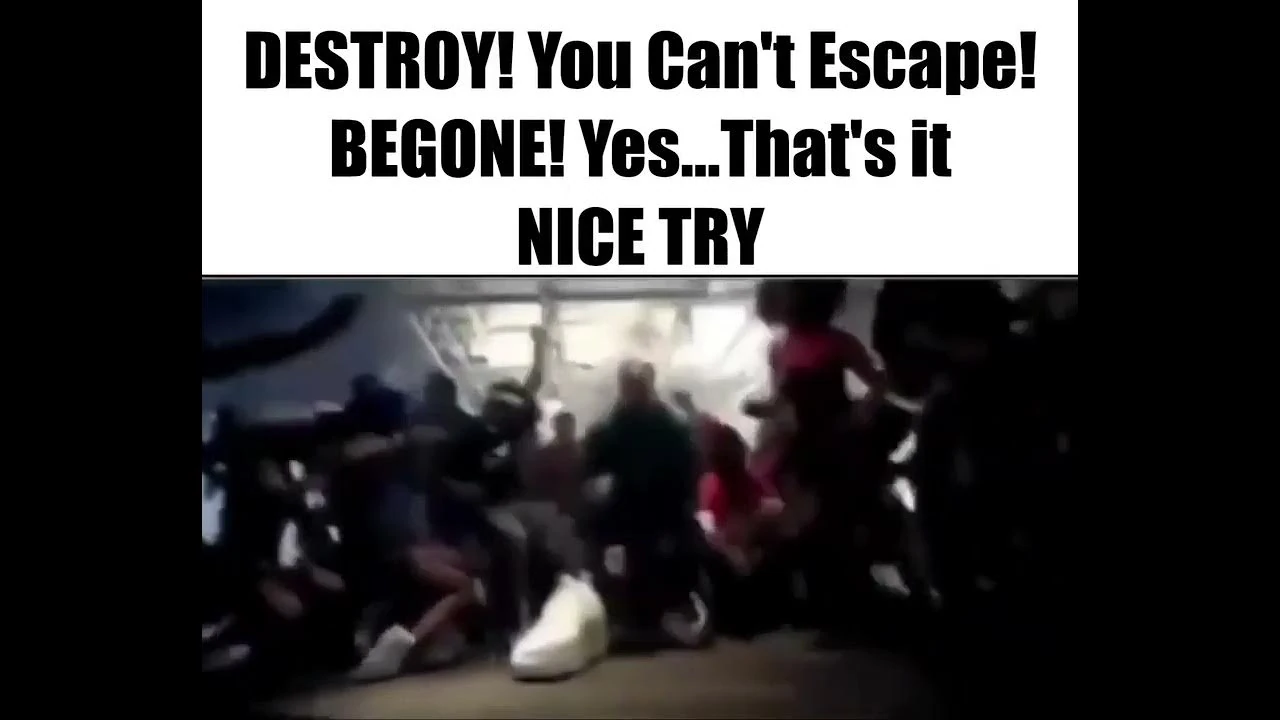 DESTROY! You can't escape, BEGONE! Yes... That's it! NICE TRY | Fandom