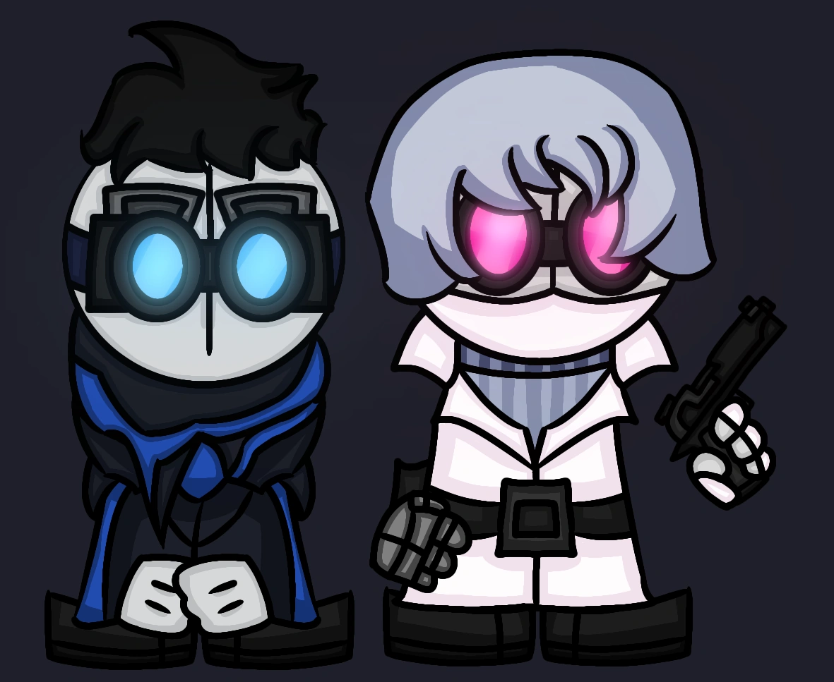 Dr Gonne & White Hank (off topic art) | Fandom