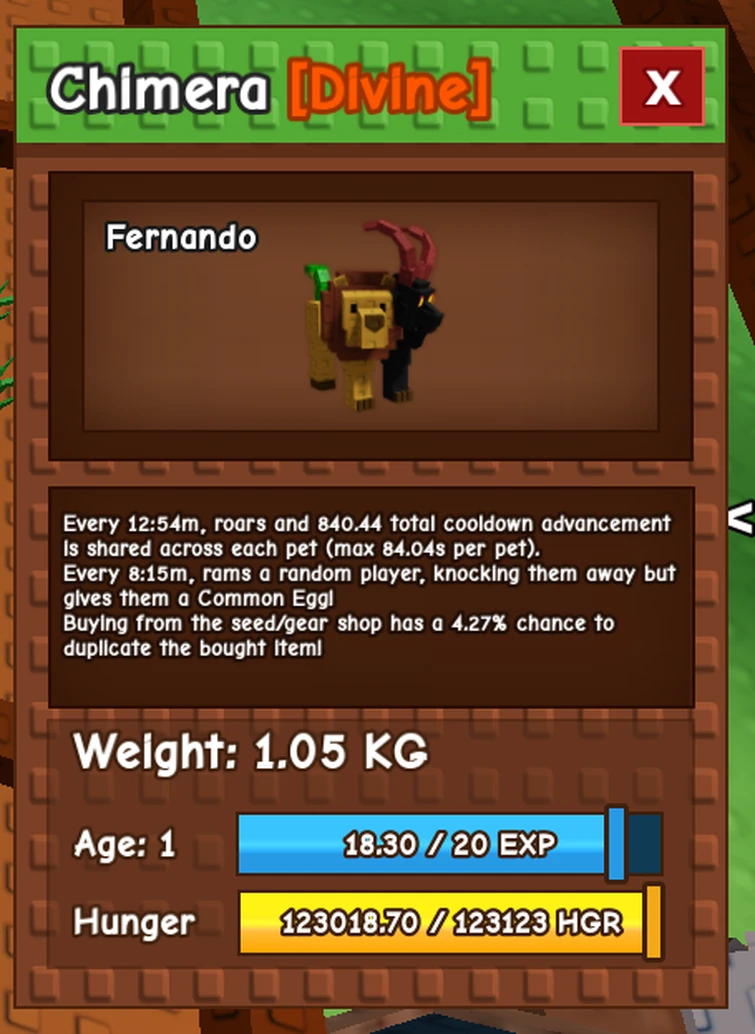 Got the chimera already | Fandom