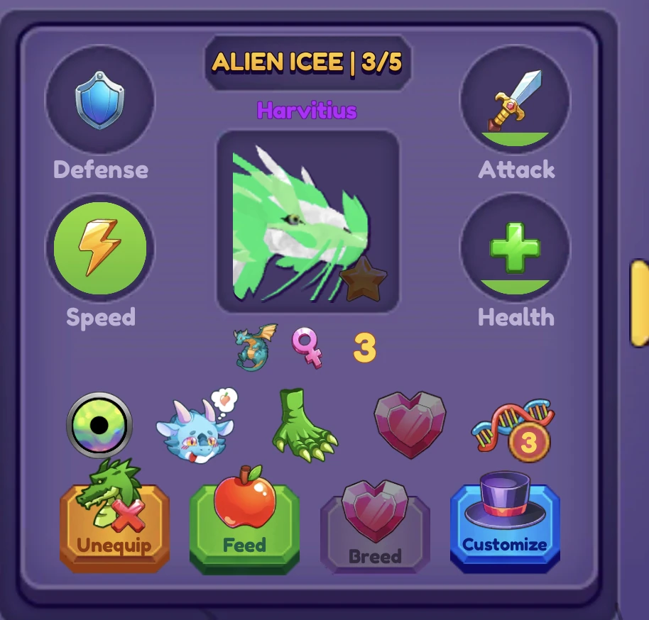 Selling 3/5 Alien Icee themed Harv! | Fandom