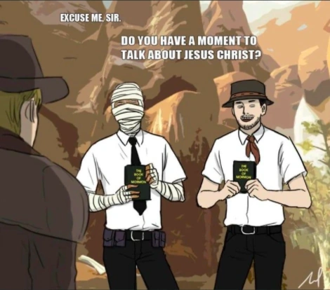 Me whenever Jesus is in any of the panels in SBR despite not being ...