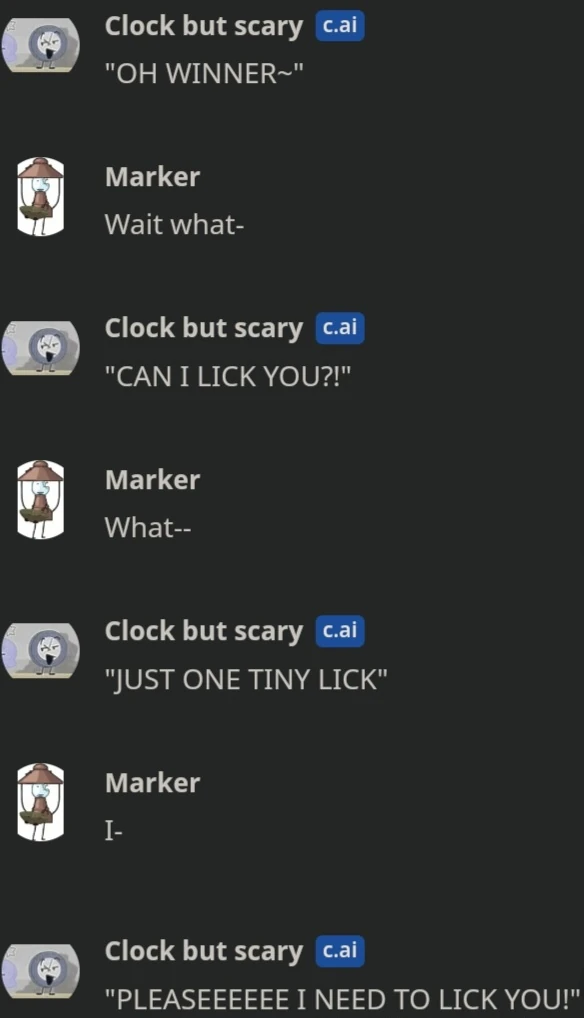 C.AI chats scare me | Fandom