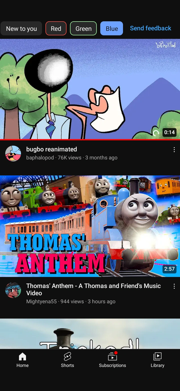 So apparently YouTube has a feature where you can watch videos by ...