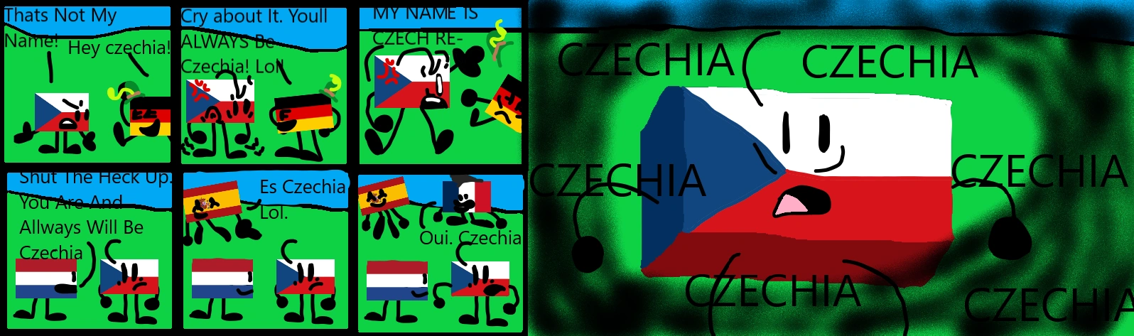 Countryobjects Comic Edition #8: What a Czame. | Fandom