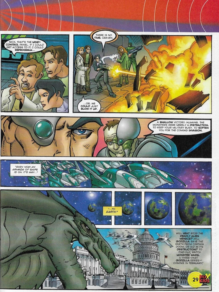 Fox Kids Godzilla: The Series comic | Fandom