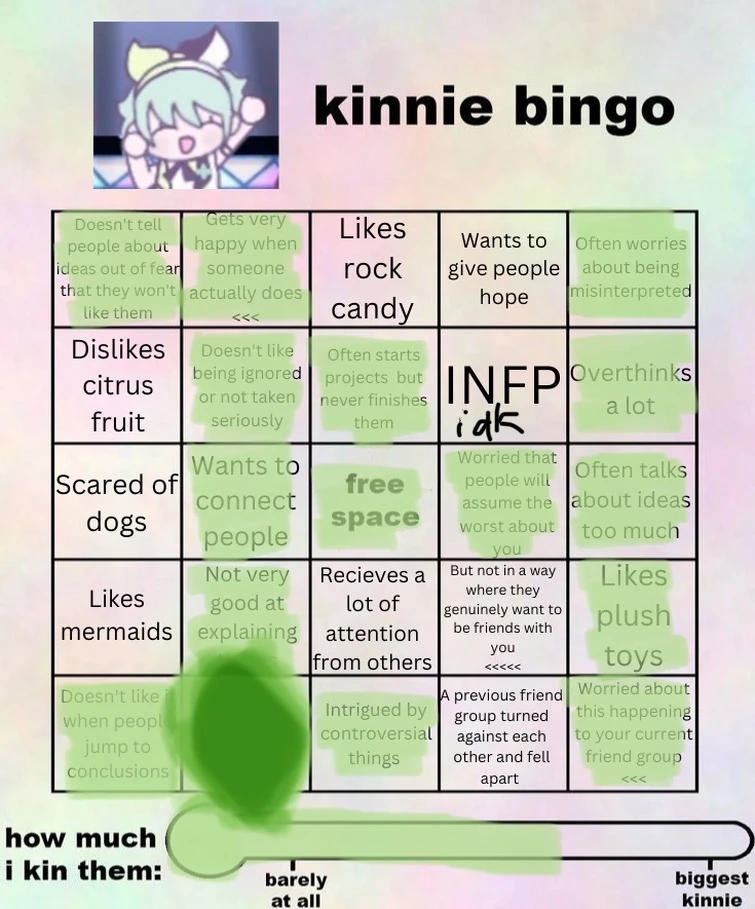 Dori kinnie bingo | Fandom
