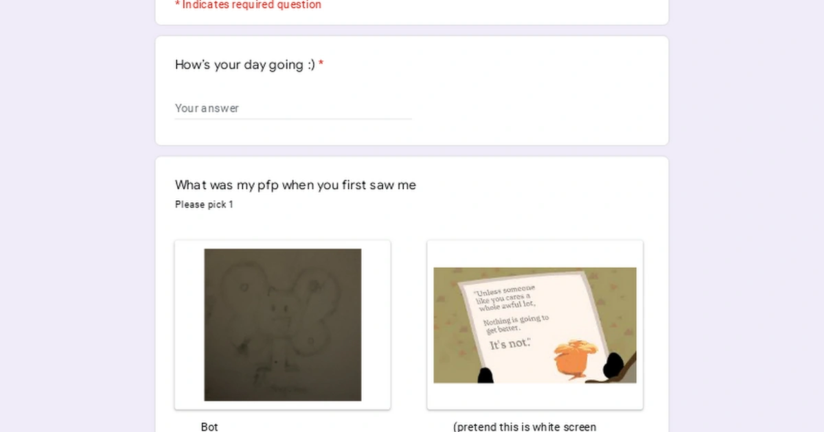 What was my pfp when you first met me? | Fandom