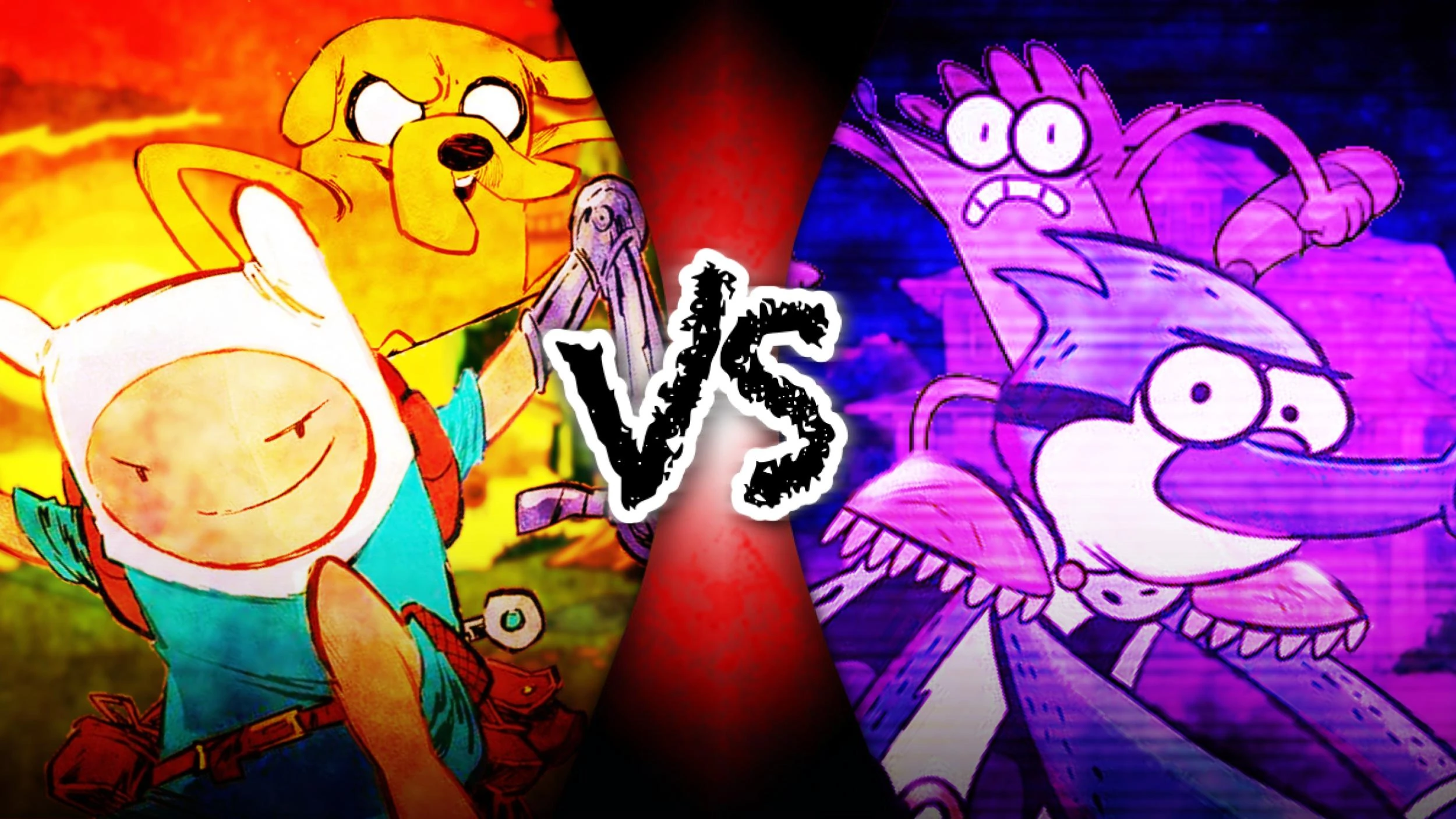Finn and Jake vs Mordecai and Rigby | Fandom
