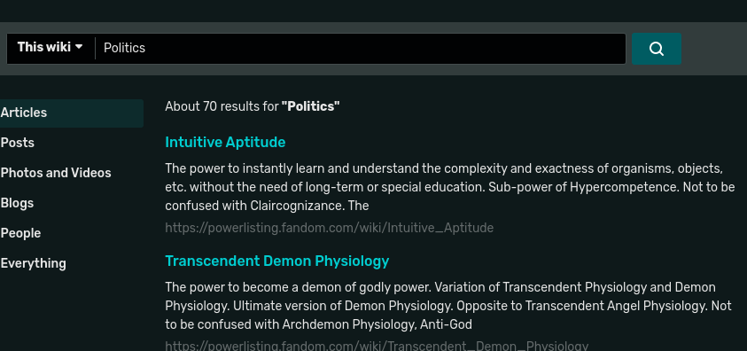 Ah yes politics the transcended demon | Fandom