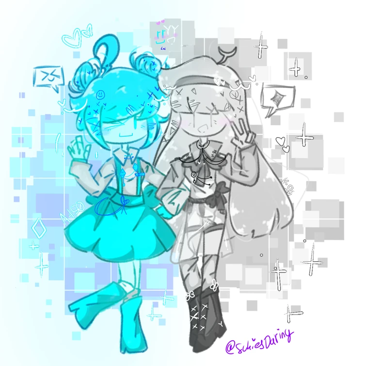 Scribbles duo again (wemen warnin) | Fandom