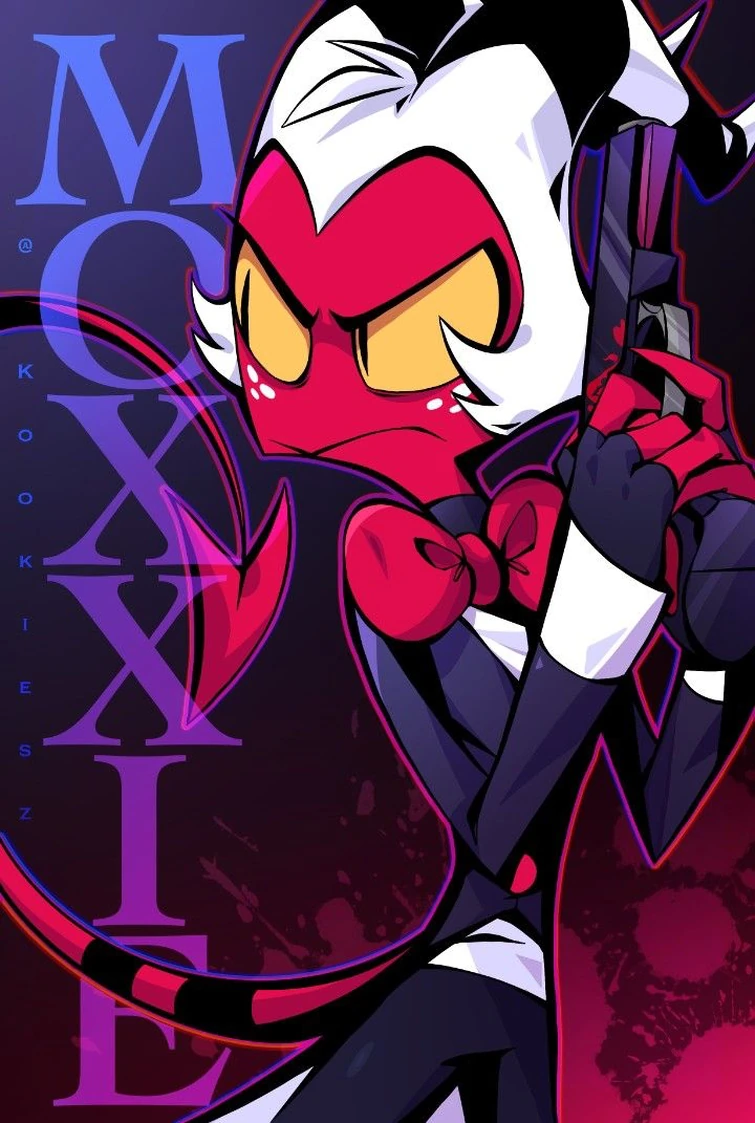 I found this one fanart of Moxxie | Fandom