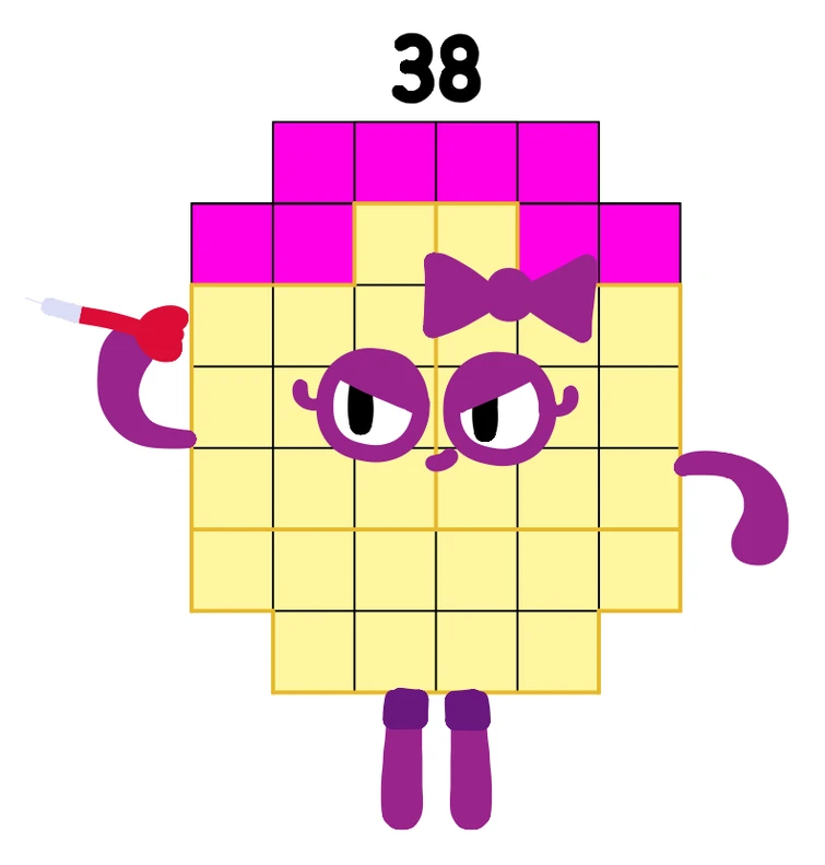 I rebuilt my fanmade Numberblocks 33-39. Here's the results. | Fandom