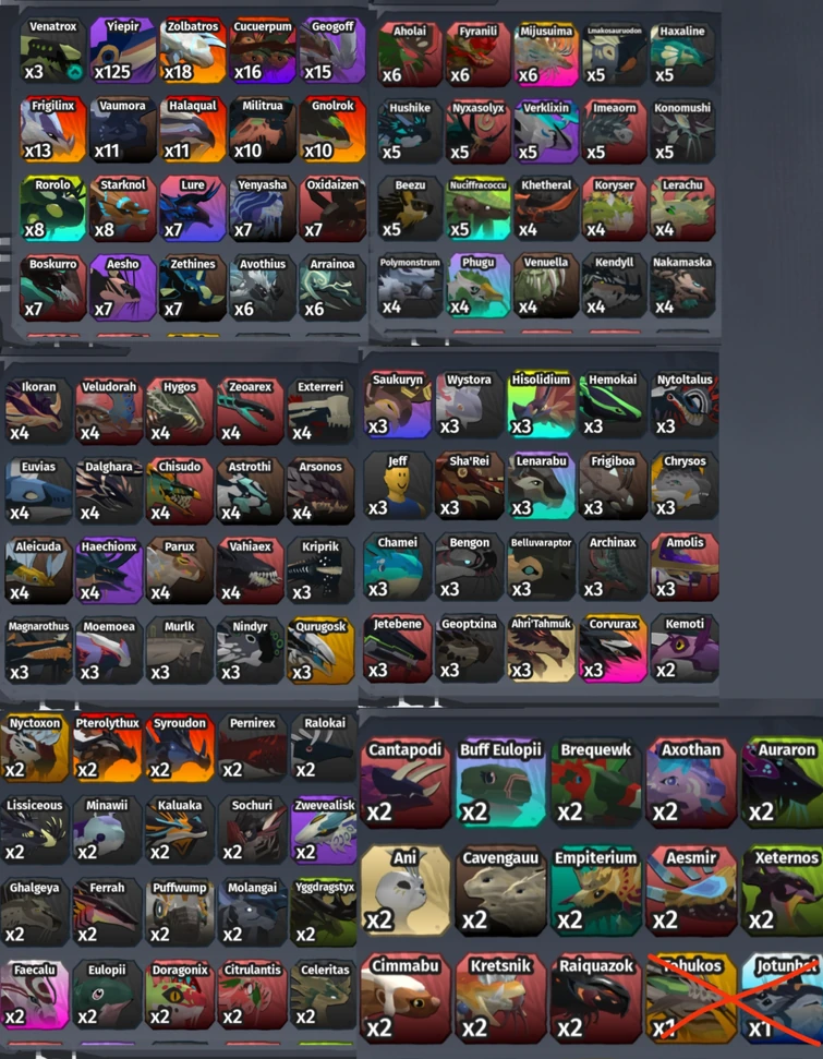 LF missing rot store species | Fandom