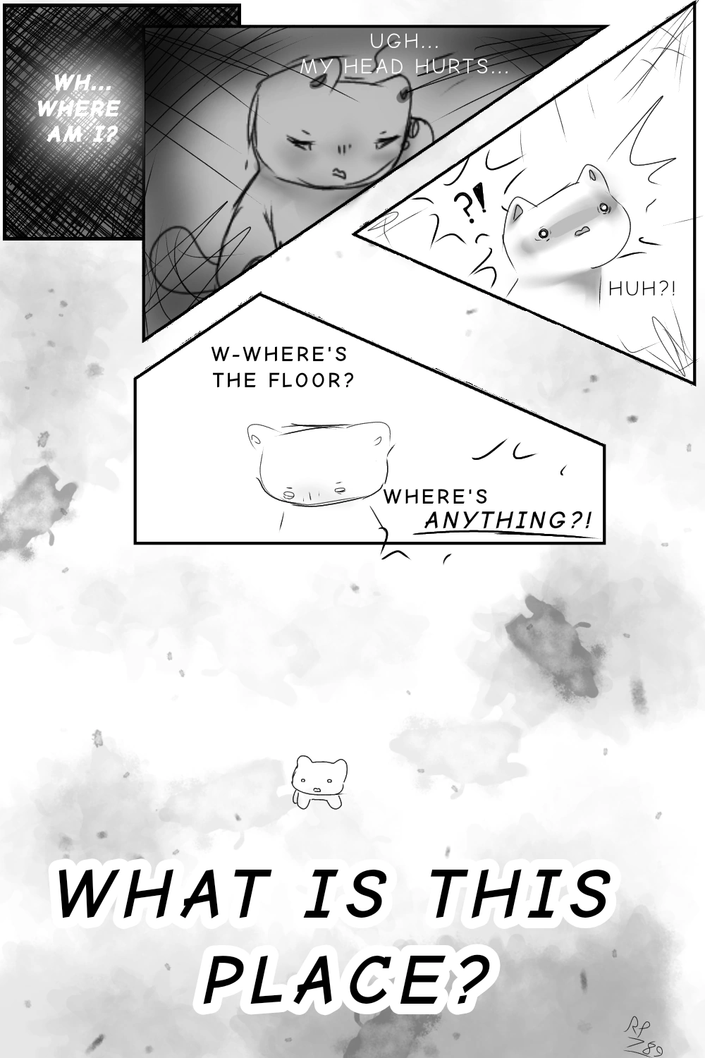 unsuspecting marshmallow cat victim gets trapped in the freaking void ...
