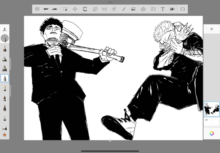 Yuji and Higuruma Drawing | Fandom