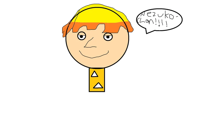 "fan art" that i made of Zenitsu in 5 minutes (Made in MS Paint) | Fandom