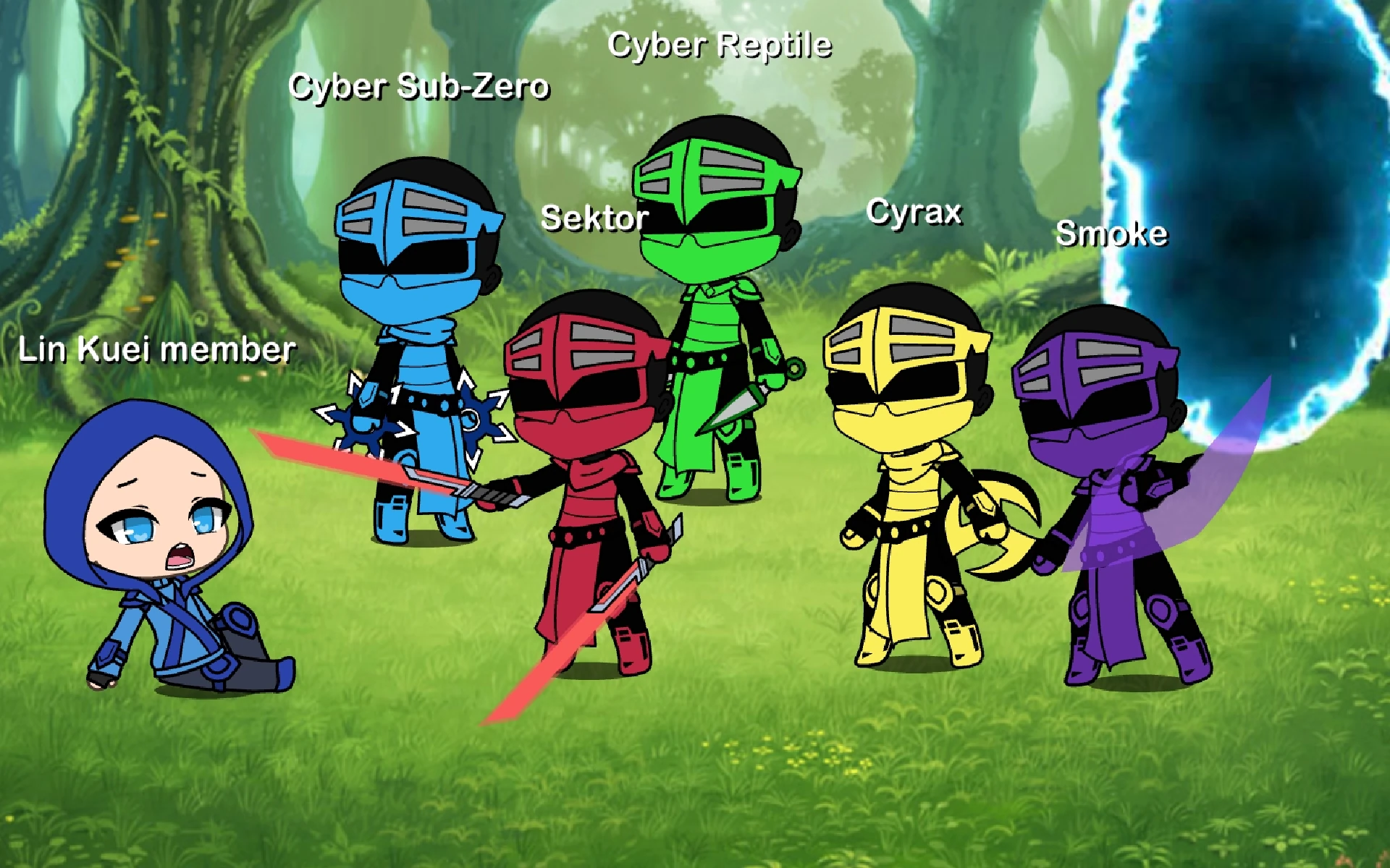 Mortal Kombat 9 Cyber Reptile