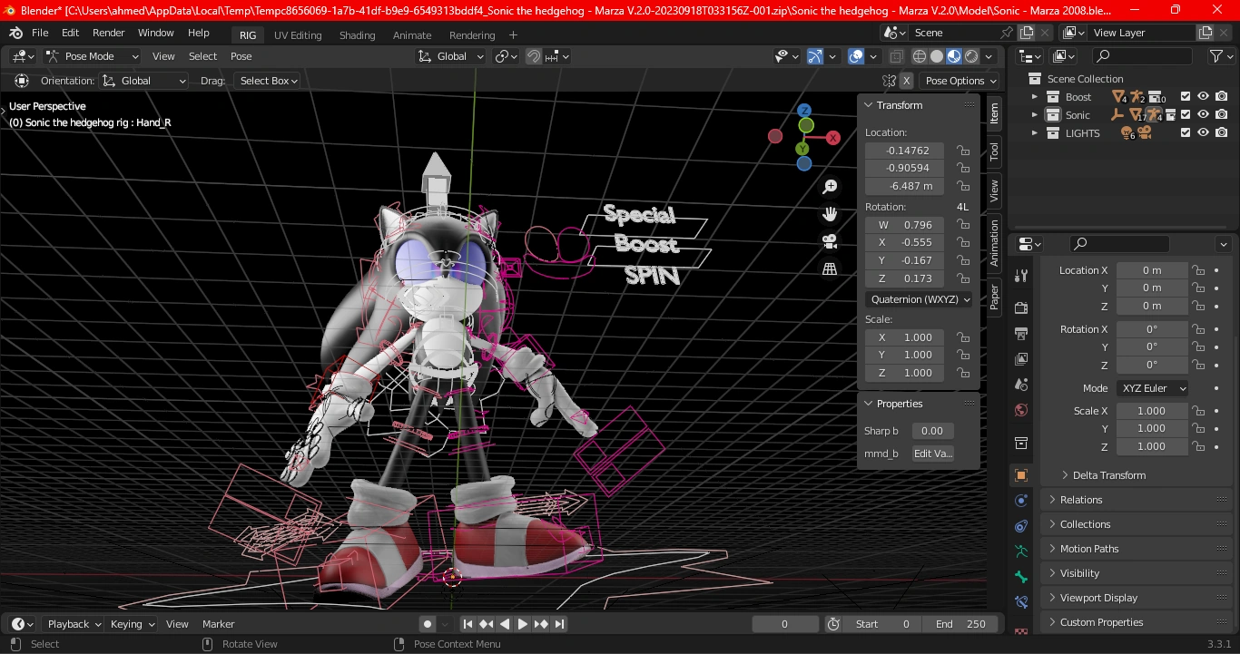 Dont Mind me just rigging. (credit to Dokatzo- for the model) | Fandom