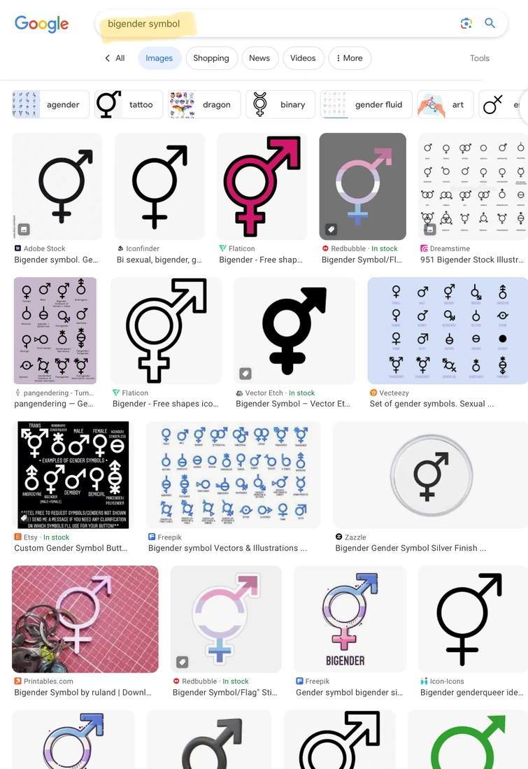 Is there a symbol for just binary genders in general? | Fandom