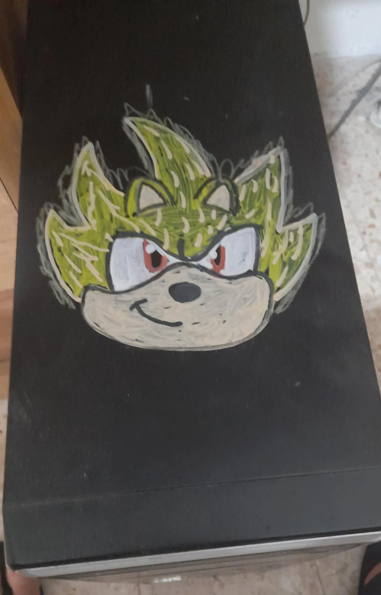 My Posca pen drawing of Super Sonic | Fandom