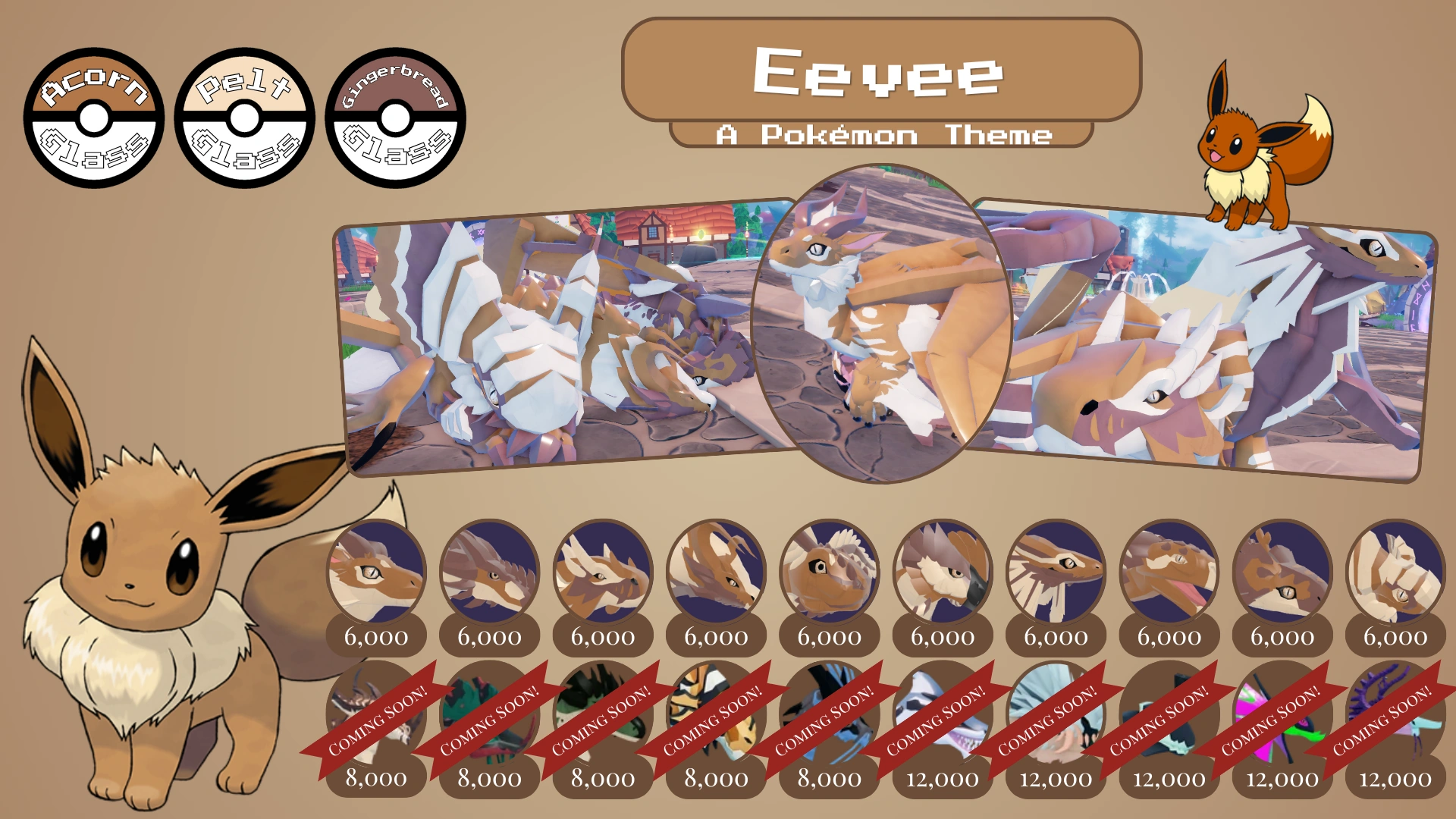 Eeveelutions Theme Shop! | Fandom