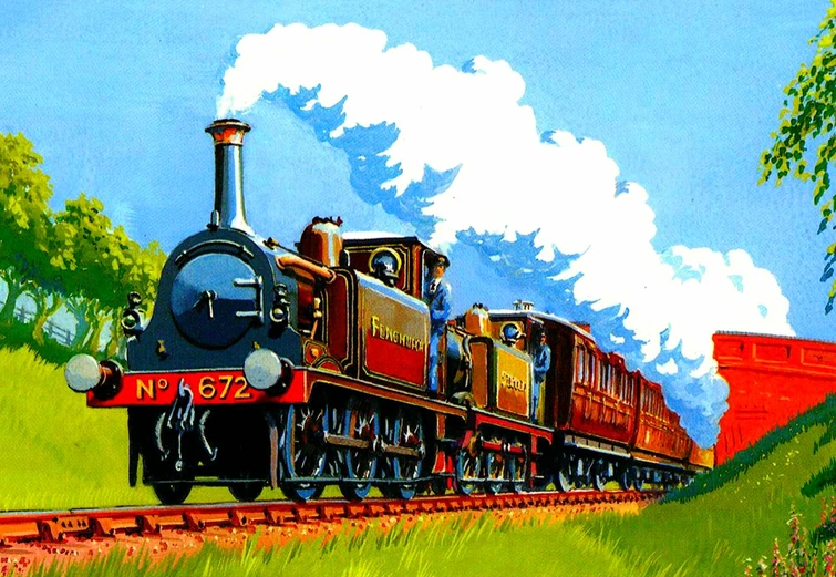 Is this an unused illustration from Stepney the "Bluebell" Engines ...