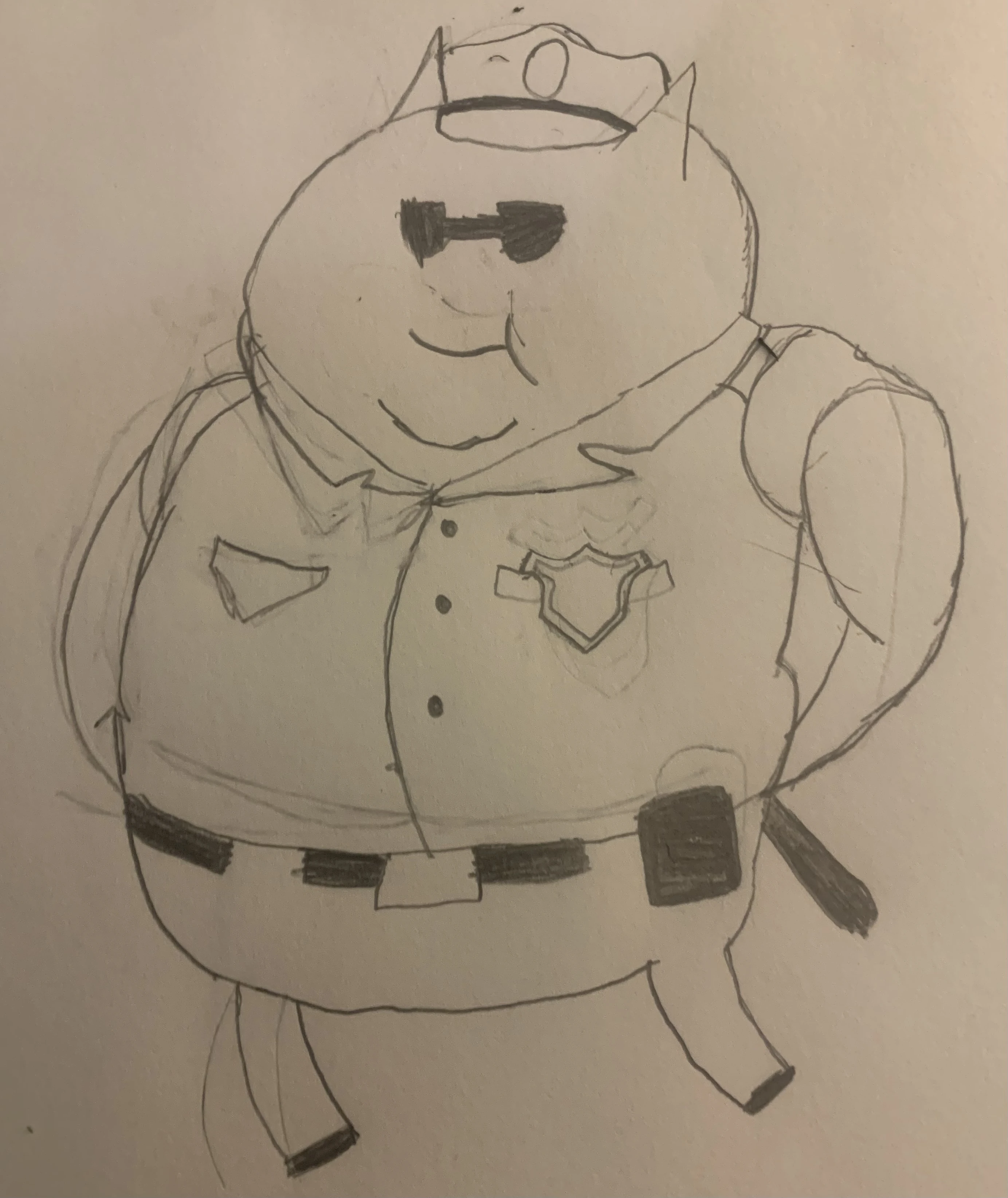 Finally Finishing That Cop Cat Drawing For My Birthday | Fandom