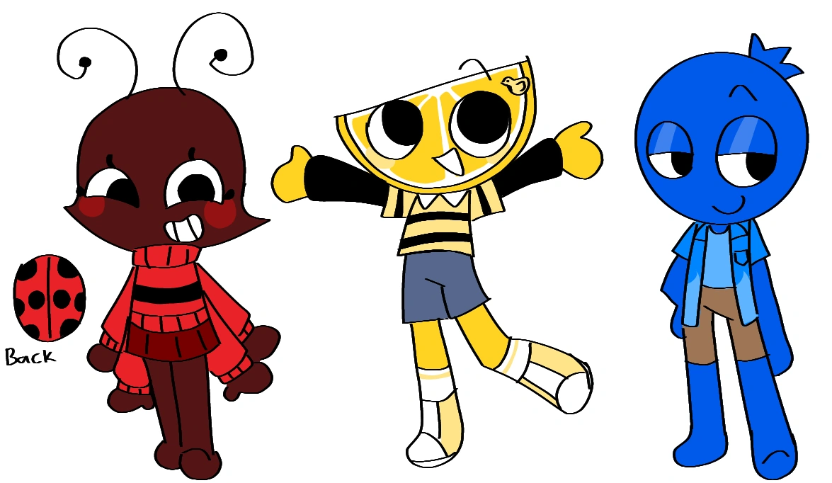 Red Yellow and Blue as toons from Dandy's world | Fandom