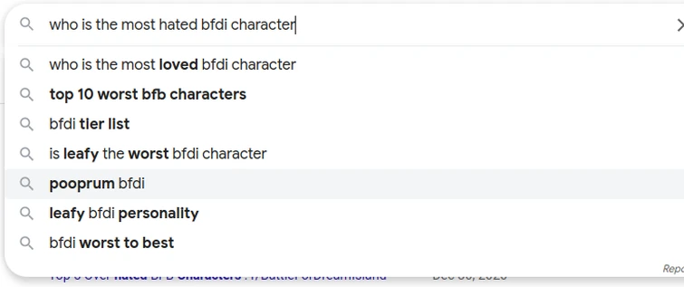 What are the seven most popular bfdi characters. | Fandom