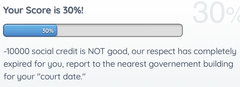 Social credit test | Fandom