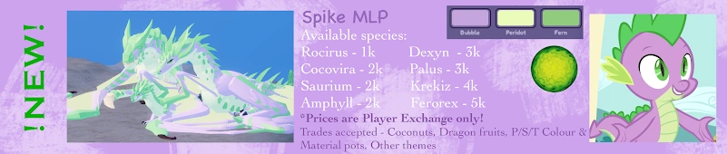 Selling MLP Spike Theme! (2 new species added to shop!) | Fandom