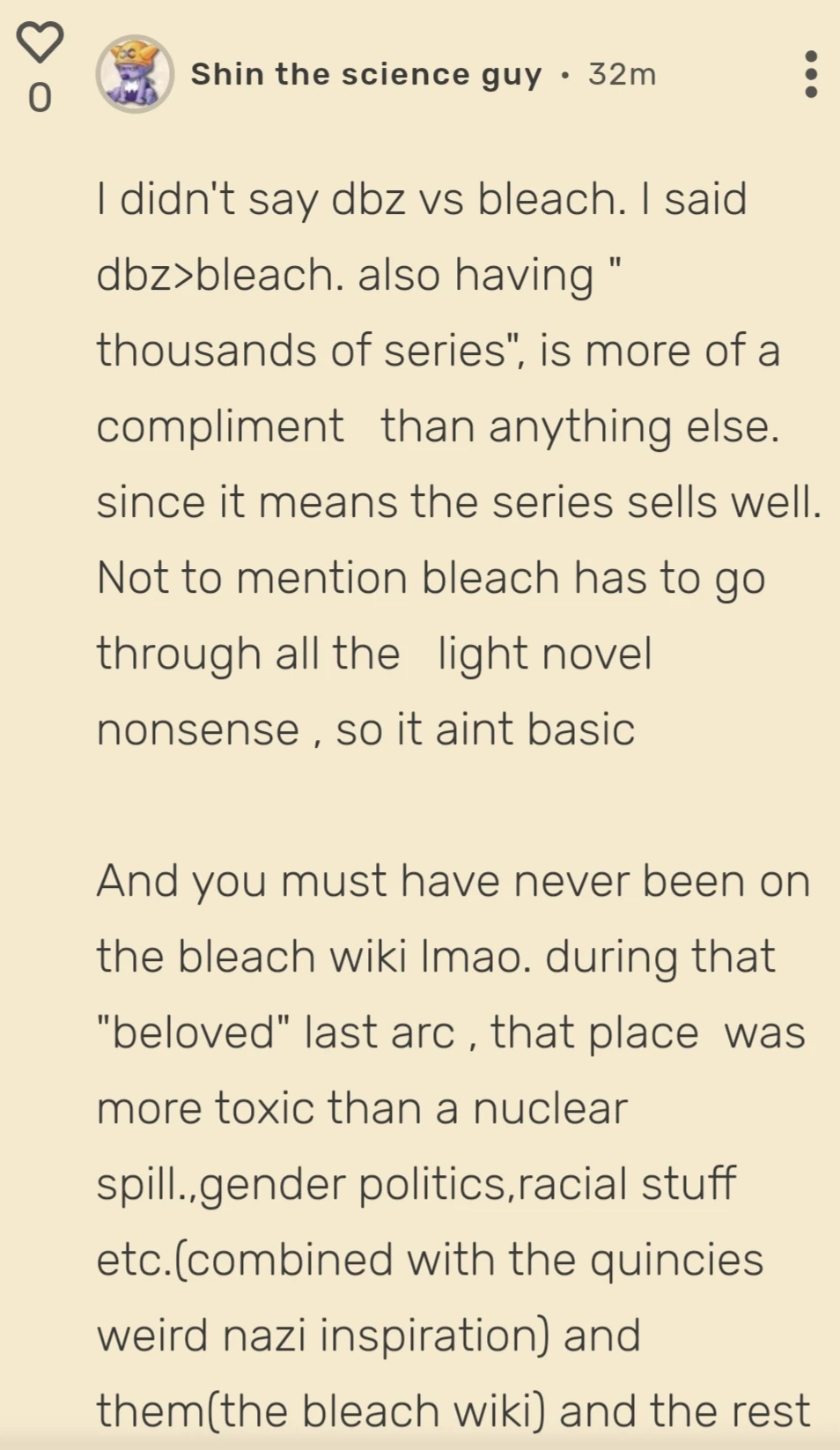 is bleach wiki toxic place? | Fandom
