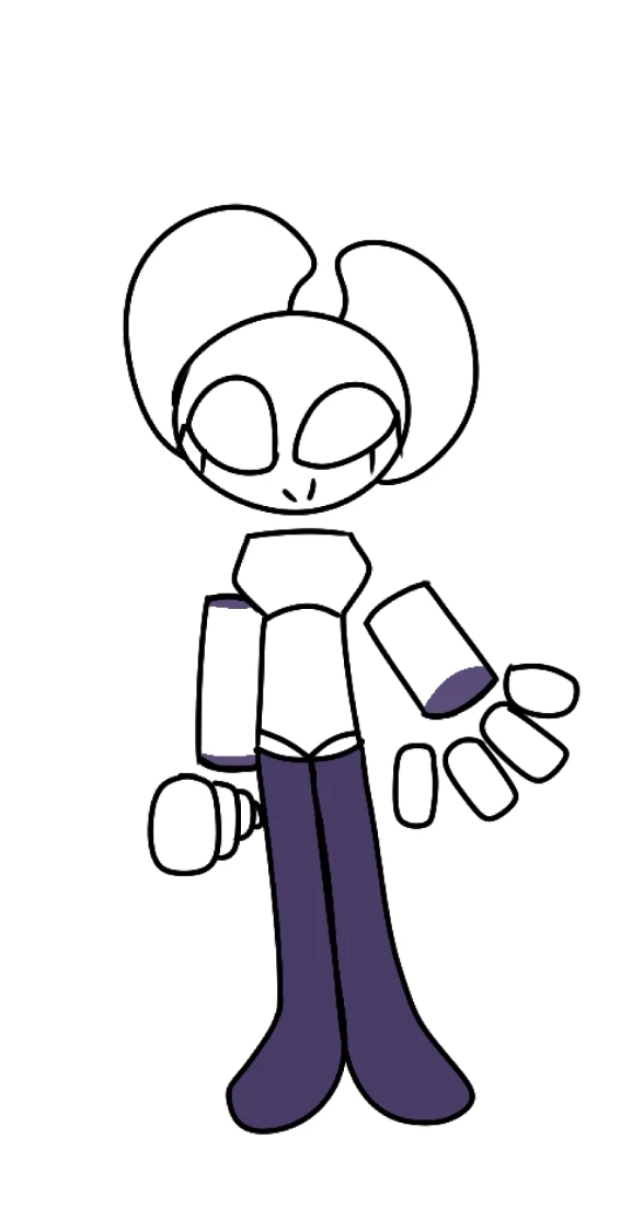Violet full body sketch | Fandom